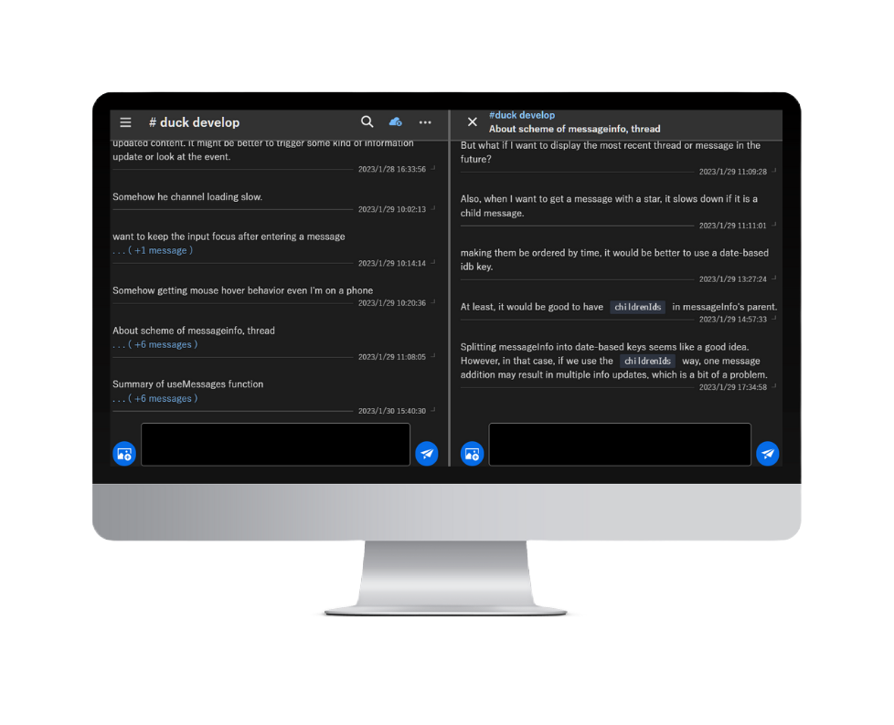 Duck — note-taking application via chat